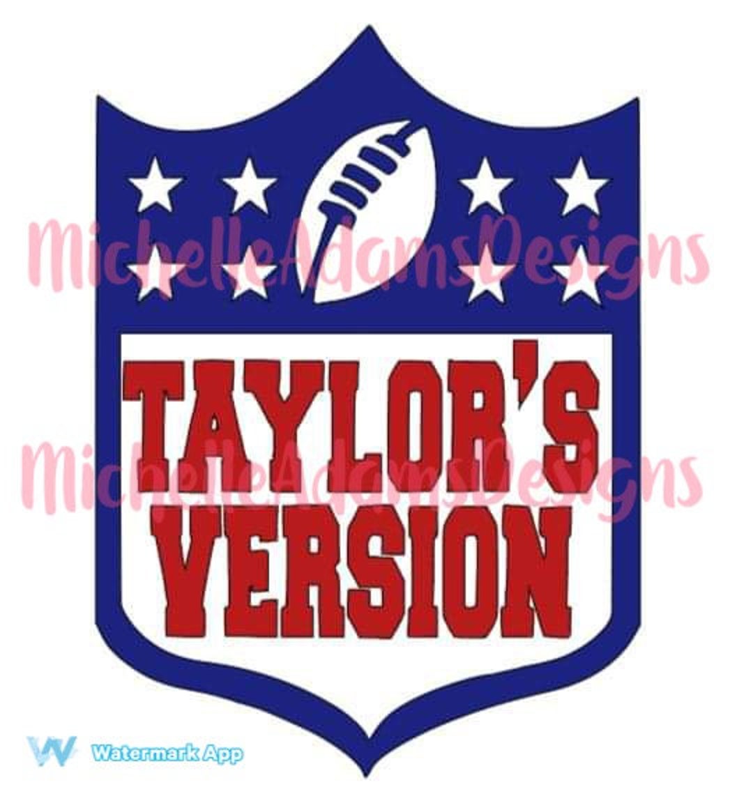 Taylor Inspired Football Decal - Etsy