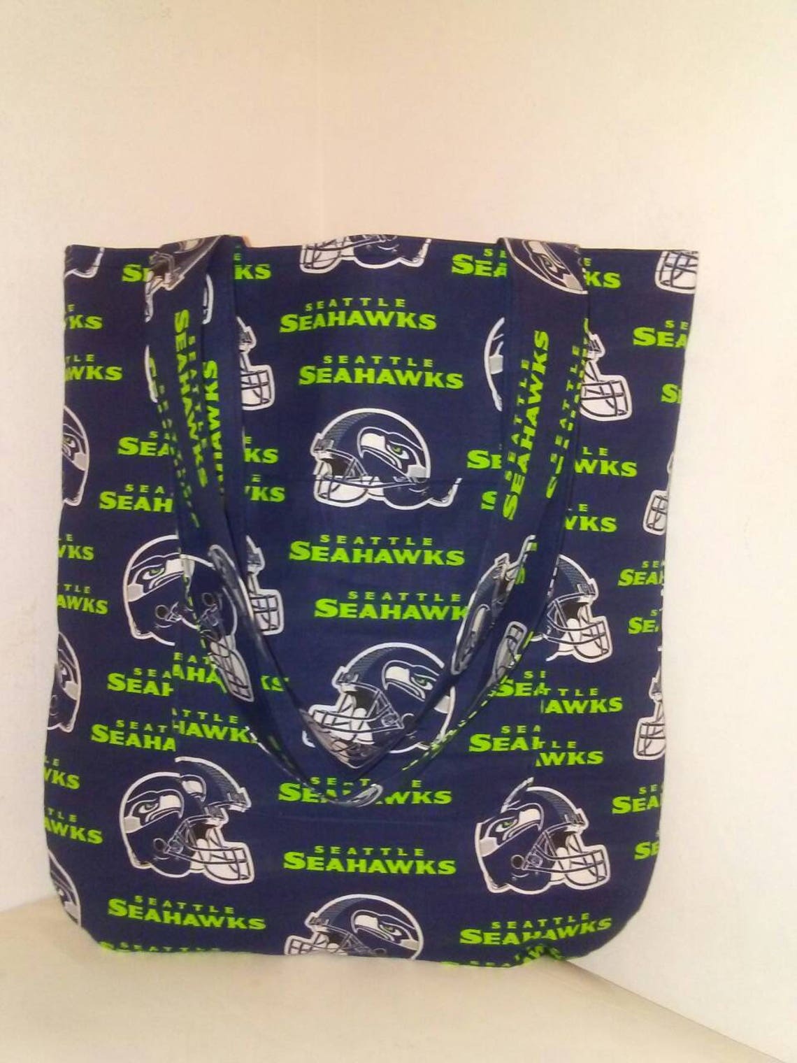 Seattle Seahawks Inspired Handmade Tote - Etsy
