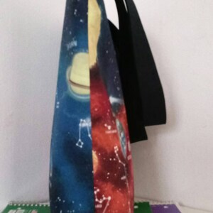 Blue Galaxy Stars and Planets Space Tote - Etsy