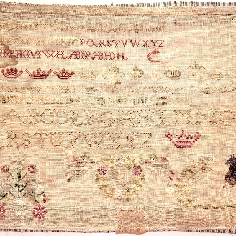 Antique Sampler - Etsy