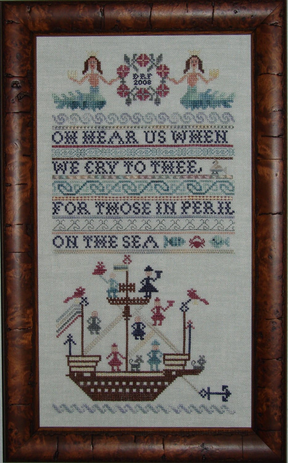 Peril on the Sea Sampler Chart - Etsy