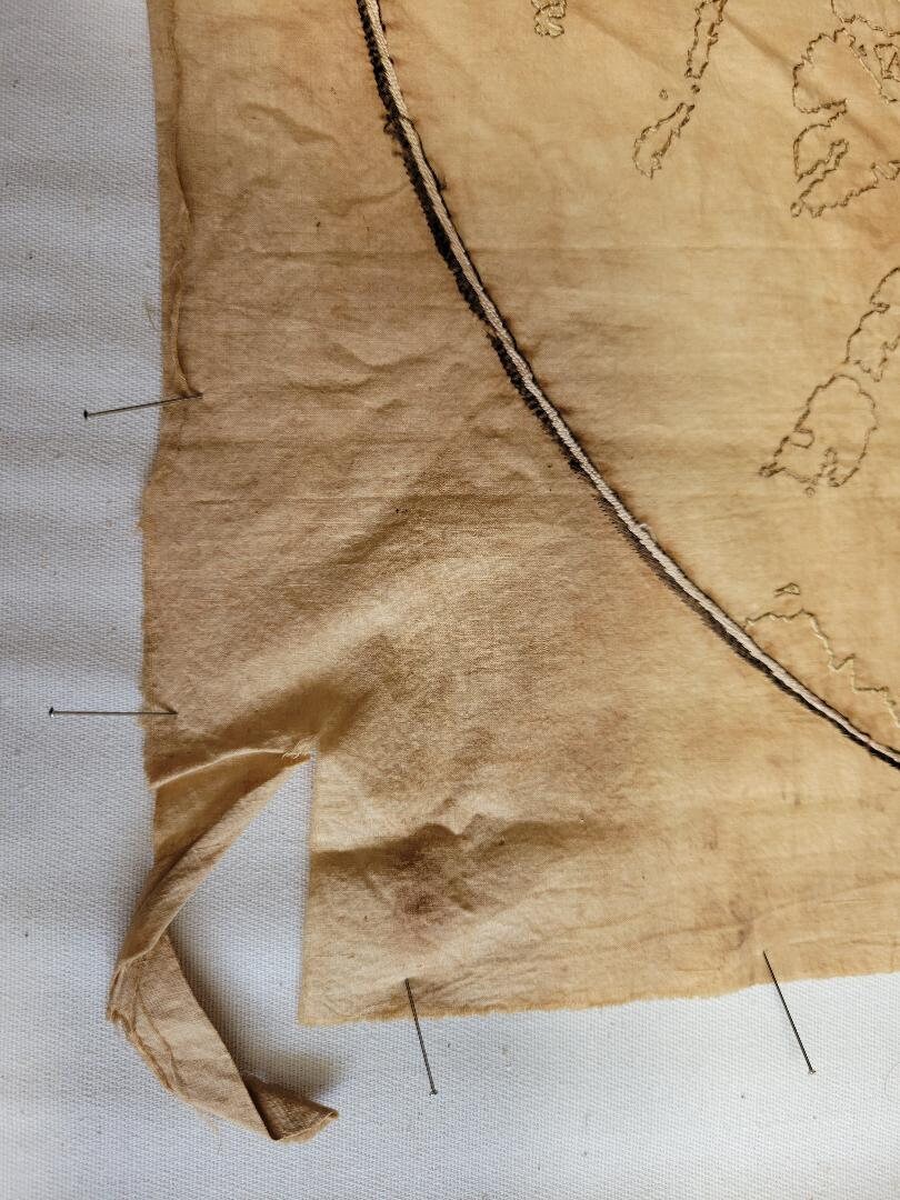 Antique Embroidered Map of Scotland Rare Find - Etsy