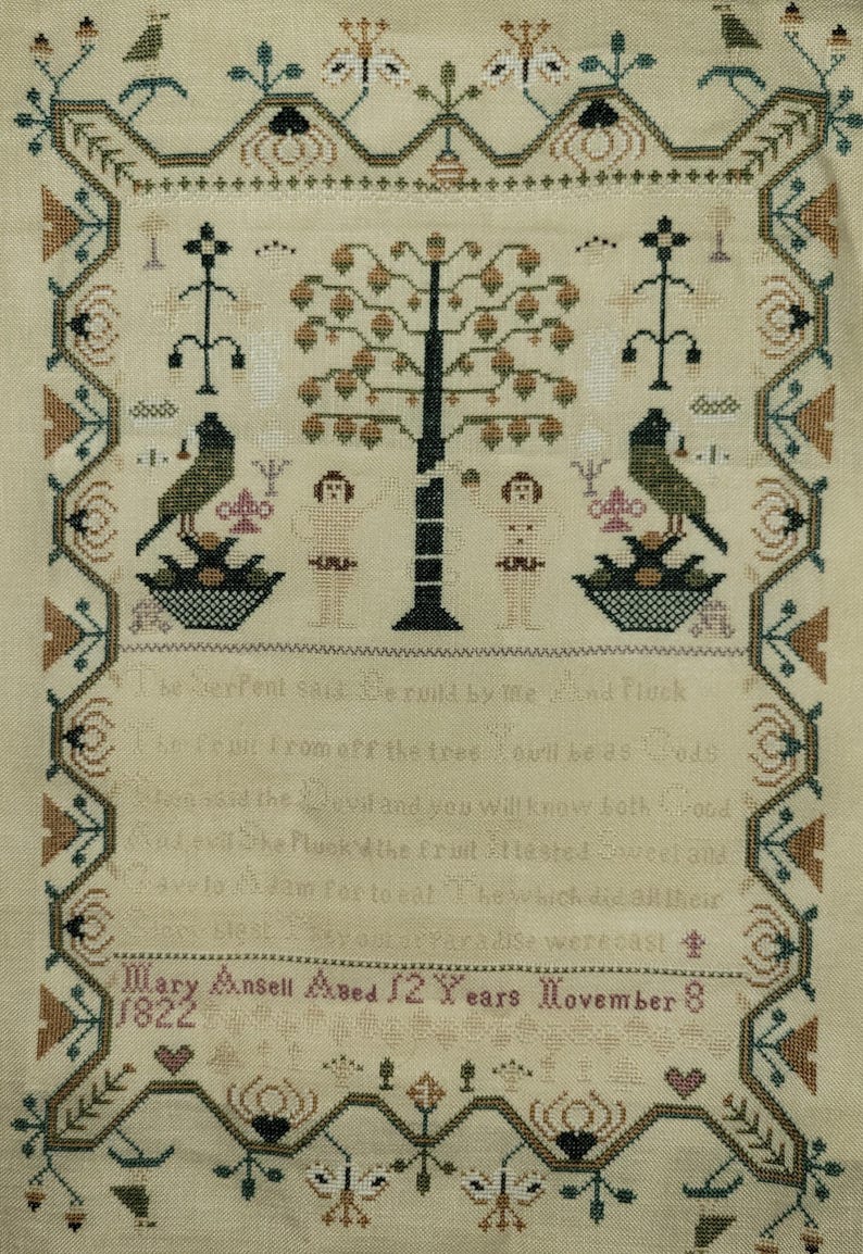 Mary Ansell 1822 Digital Download Chart - Etsy