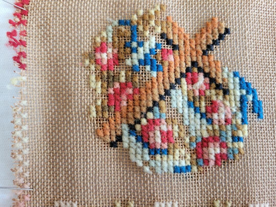 Antique Berlin Wool Work Sampler Dated 1857 - Etsy