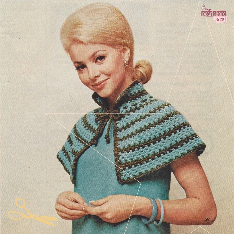 Striped Cape Sewing Pattern - Etsy