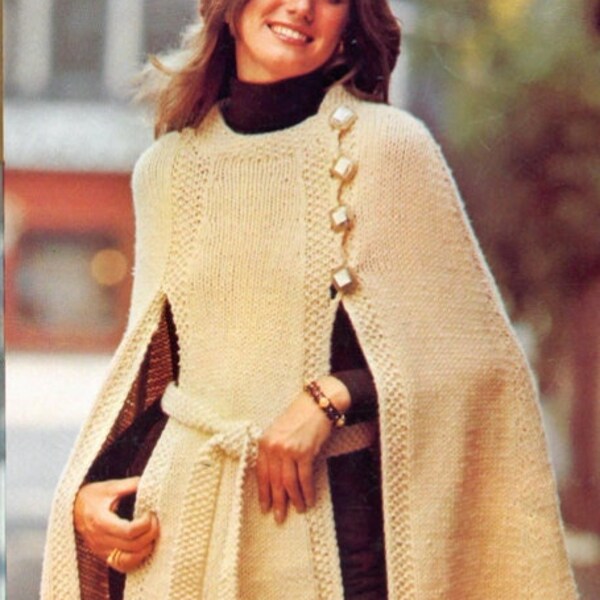 Knit Cape - Etsy
