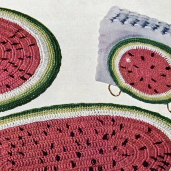 Watermelon Placemats - Etsy