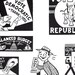 9 Vintage Vote Illustrations Clip Art Instant Digital Download Pdf ...