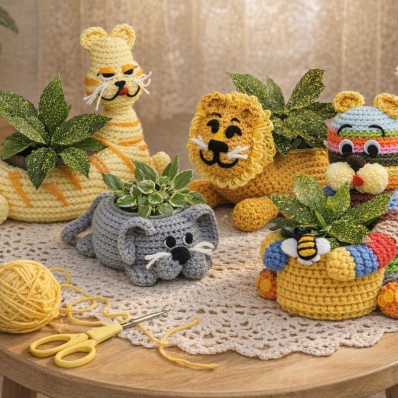 Animal Planters - Etsy UK