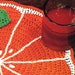 Delicious Crochet Orange Slice Placemat Pattern 1980s Hot Pad | Etsy