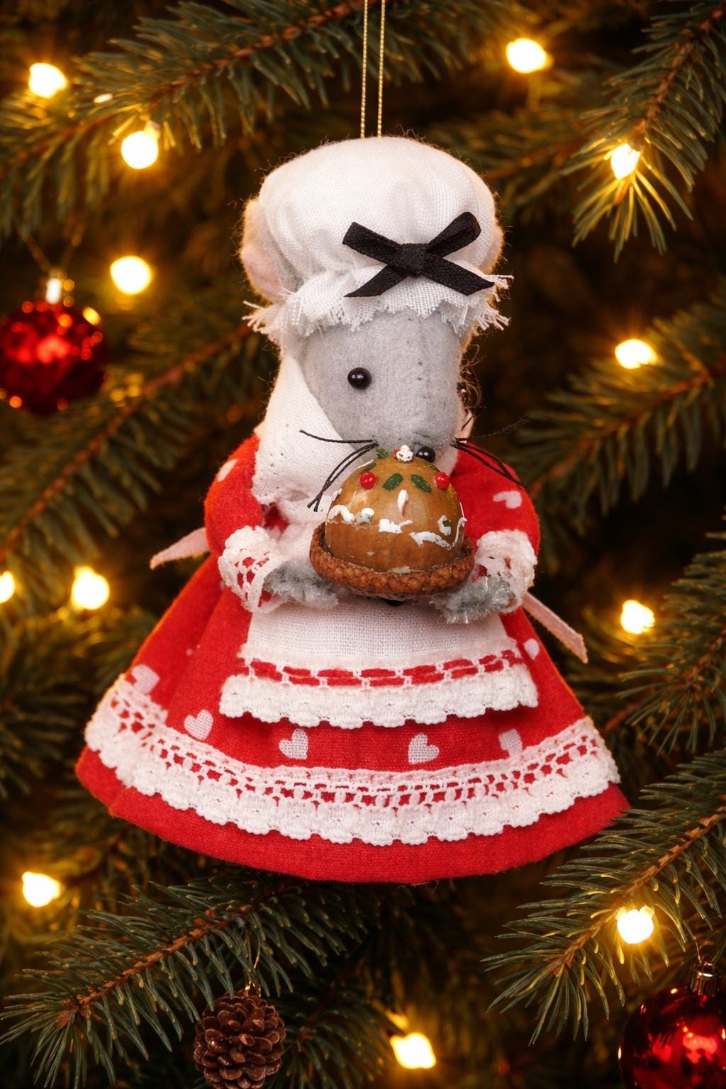 Pudding Mouse Sewing Pattern for Vintage Christmas Tree Ornaments PDF ...