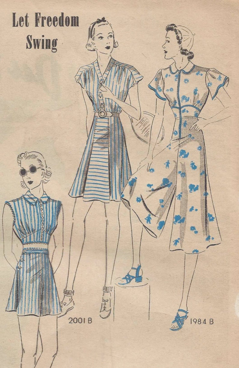2 1930s Du Barry Sewing Patterns Catalog Counter Leaflet, Reference ...