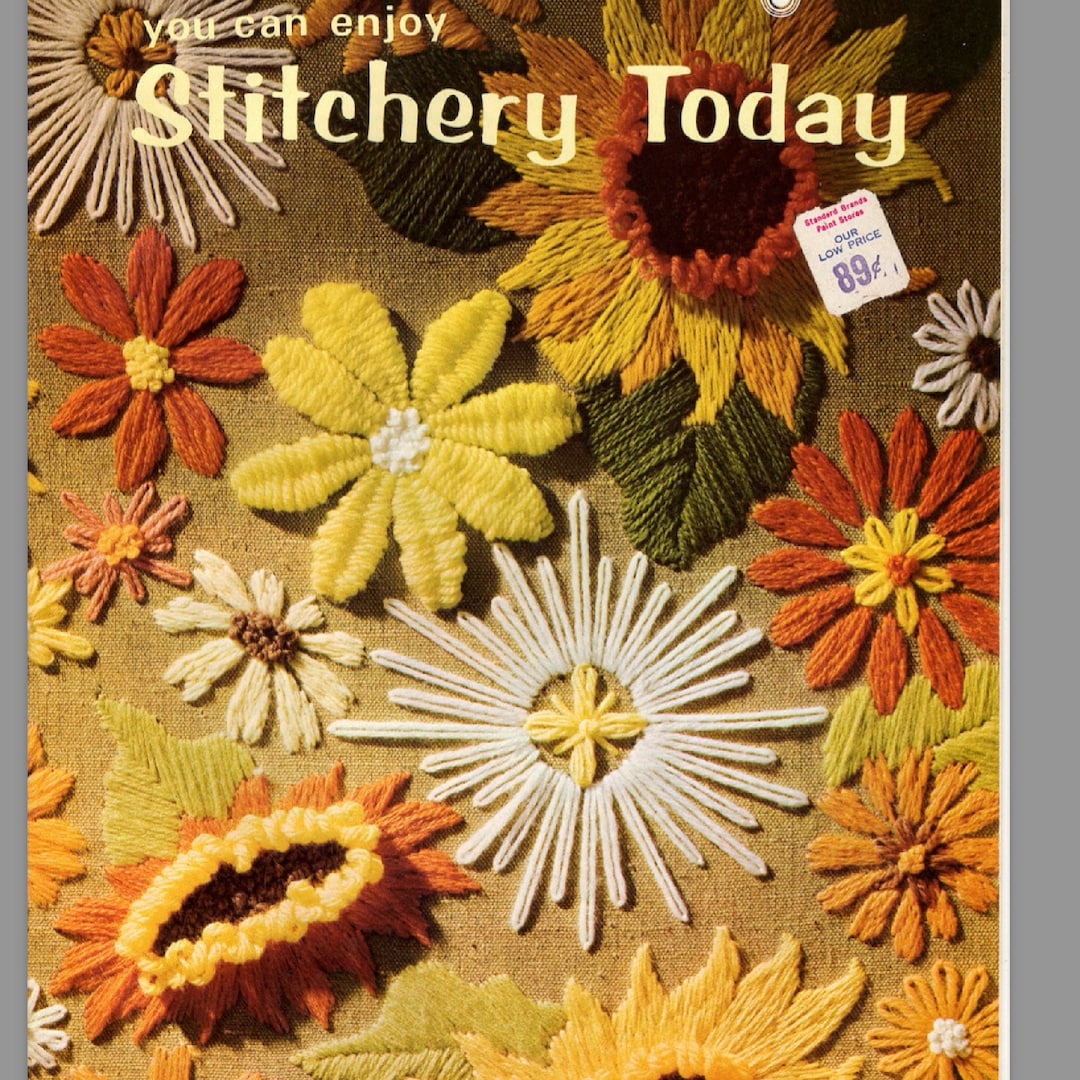 70s Stitchery Today Patterns Pdf Book From the 70s - Unique DIY ...