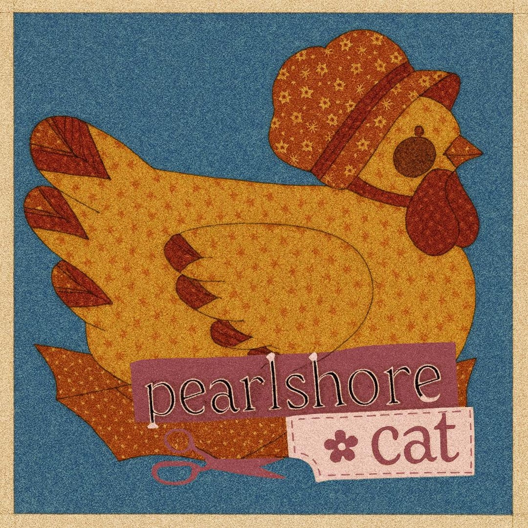 Quilted Hen in Nest Applique Pattern | Sewing Project for Quilters and ...
