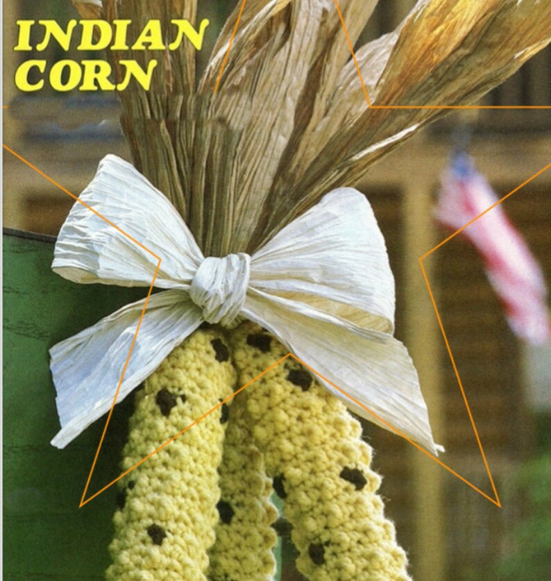 Native American Corn Crochet Pattern Farmhouse Decor Instant - Etsy