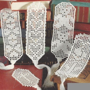 12 Filet Crochet Bookmark Cross Stitch Patterns - DIY Crafts Instant ...