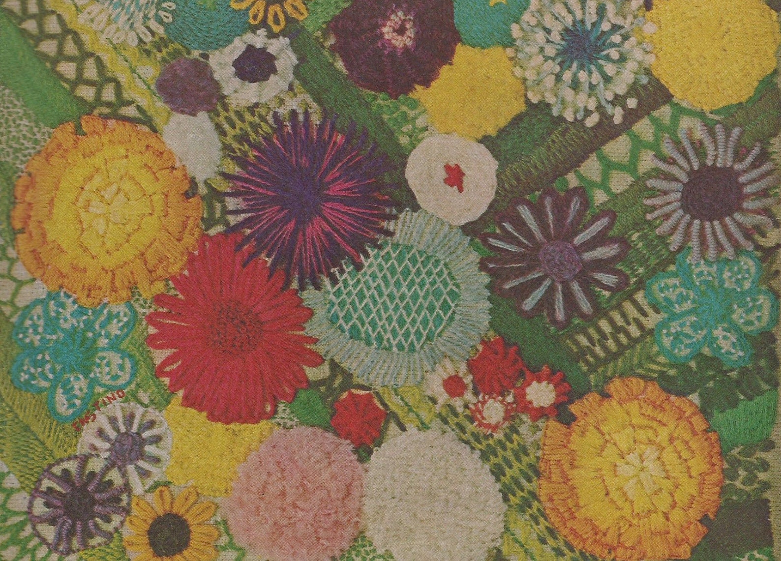 50+ Vintage Embroidery Crewel Birds, Flora and Fauna Pattern Set ...