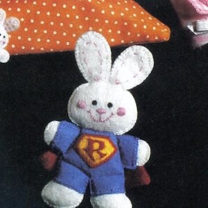 7 Bunny Family Felt Toy Sewing Patterns PDF Digital Download, Rabbits ...