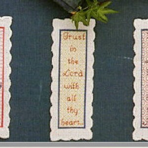 12 Bible Bookmark Cross Stitch Patterns Pdf, Instant Download ...