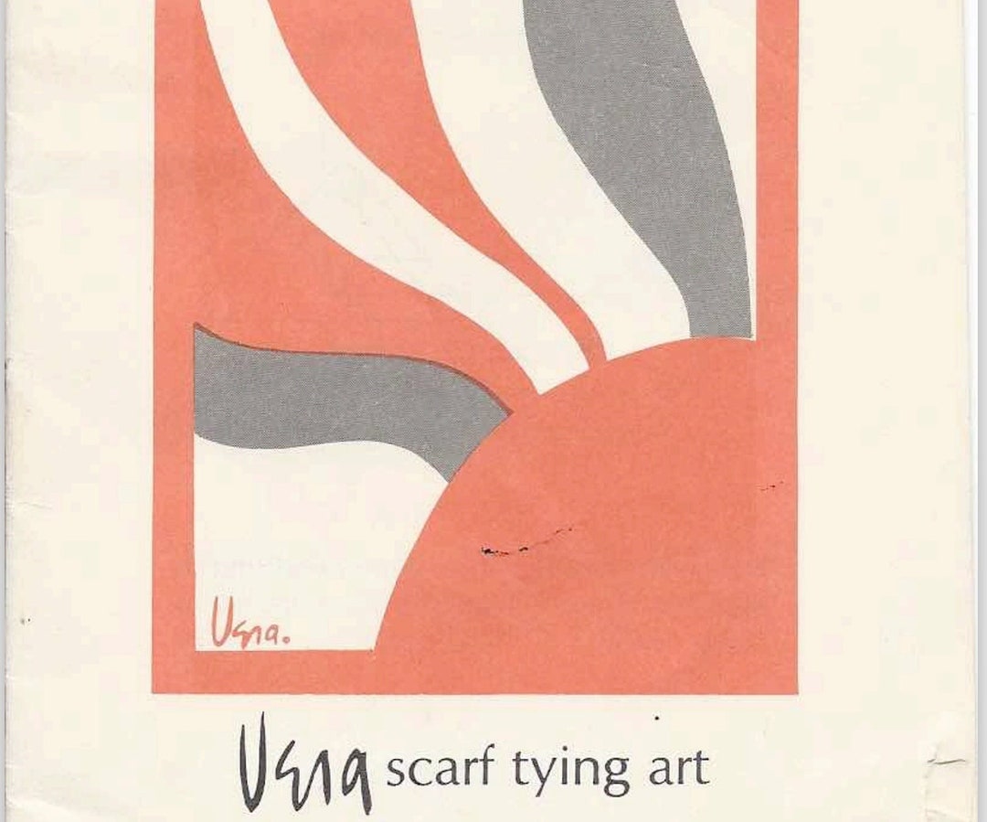 Vintage Vera Scarf Tying Art Leaflet Instant Digital Download Pdf Ebook ...