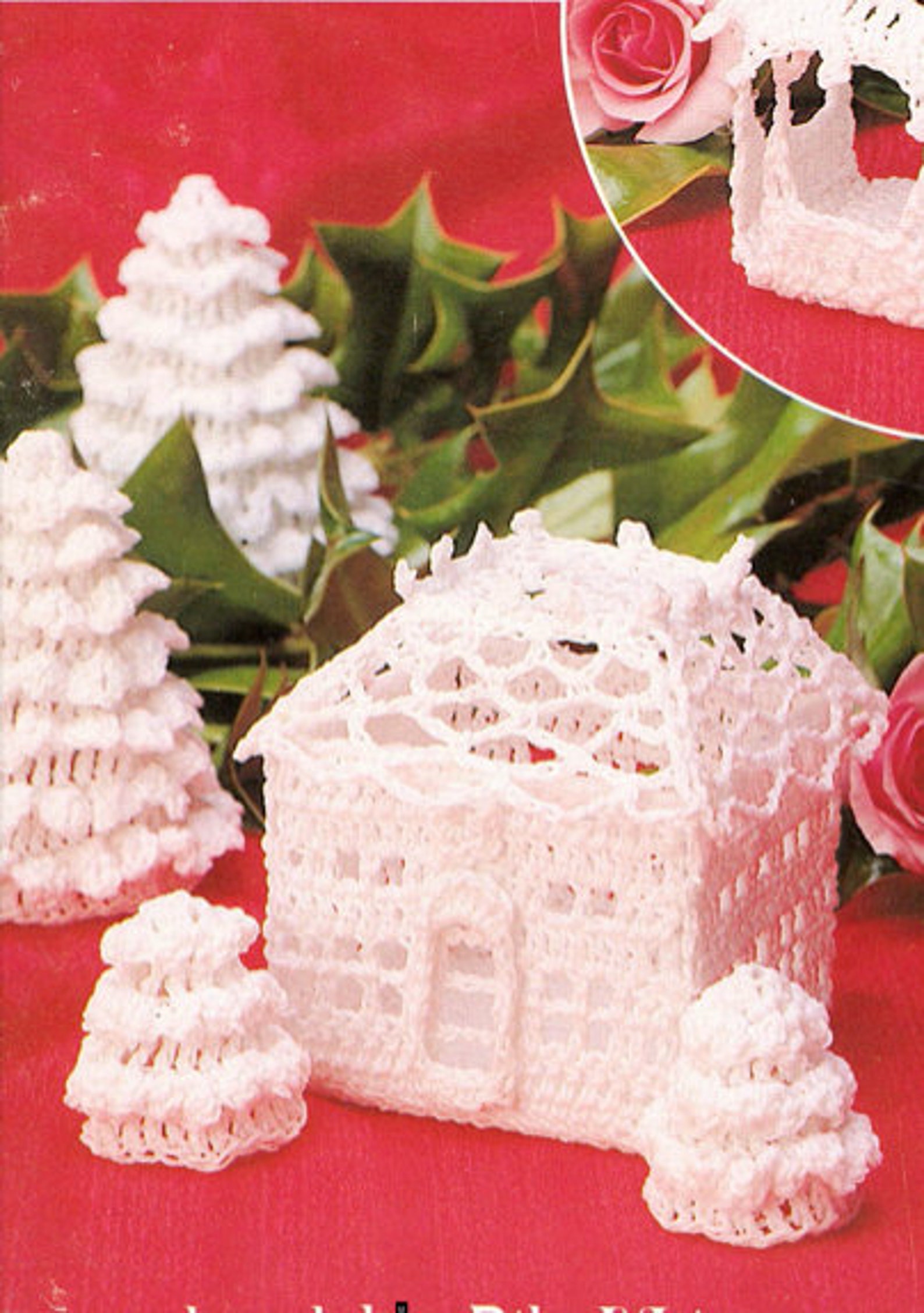 5 Christmas Church & Village Crochet Pattern Set, Instant Digital ...