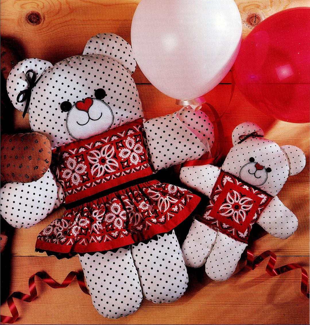 2 Memory Bear Sewing Patterns PDF, Instant Digital Download PDF for ...