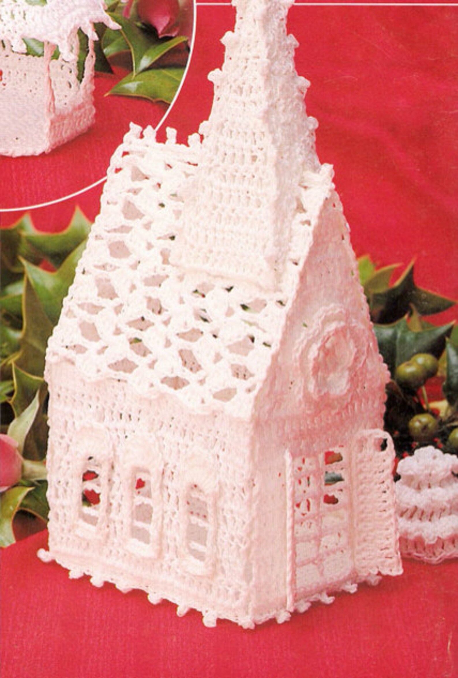 5 Christmas Church & Village Crochet Pattern Set, Instant Digital ...