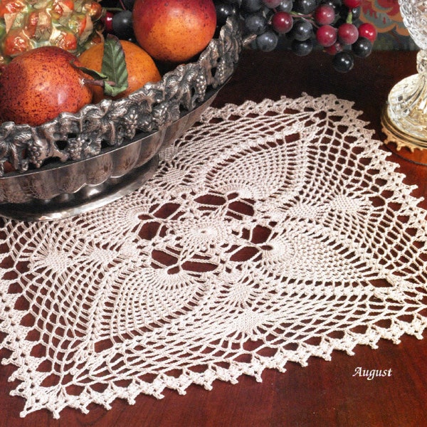 Square Crochet Doily - Etsy
