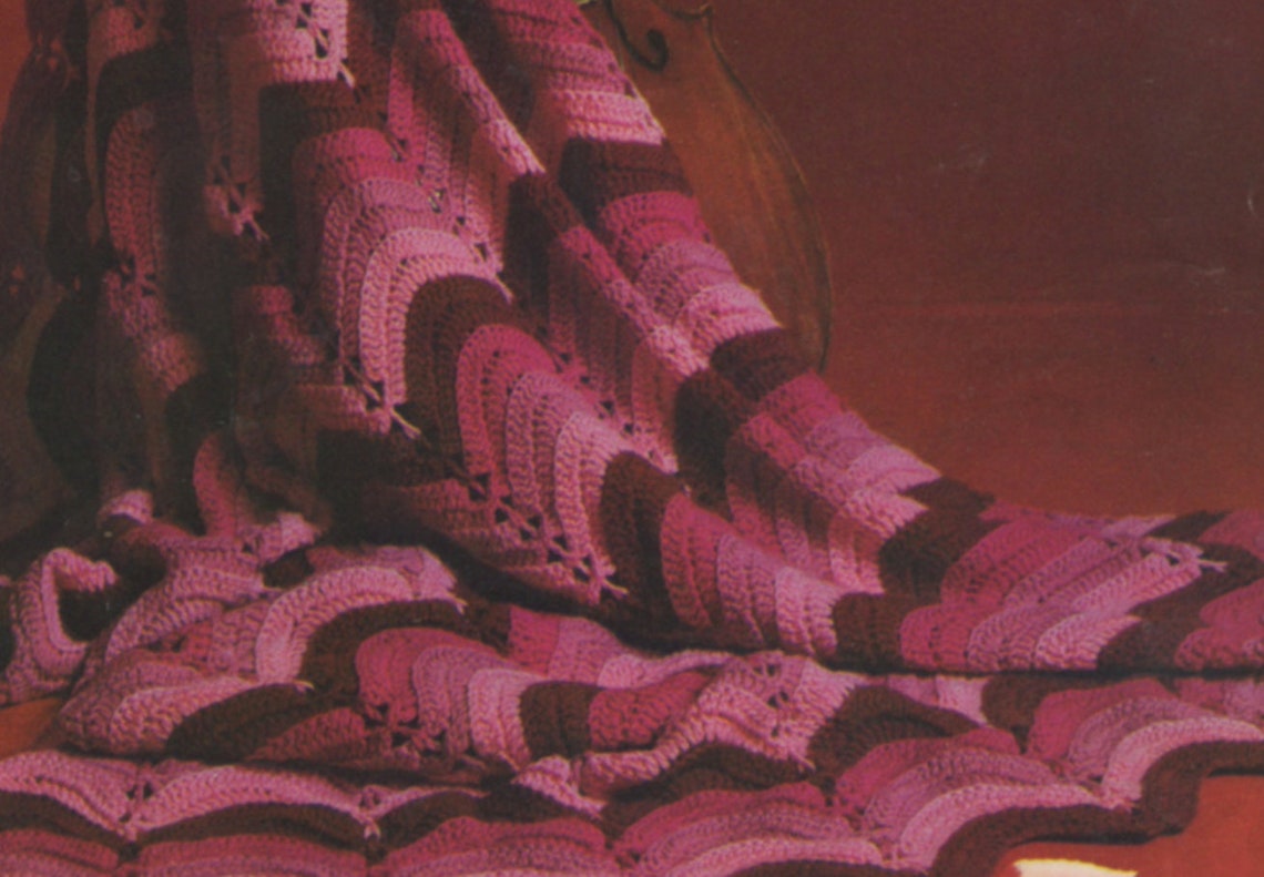 Bargello Afghan Crochet Pattern Instant Digital Download Pdf, Iconic ...