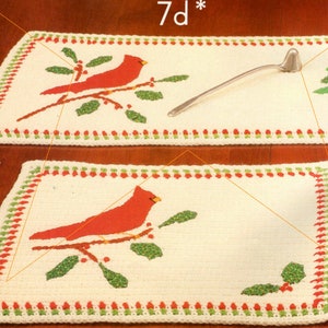 Cardinal Afghan Crochet Pattern Pdf Instant Digital Download, Applique ...