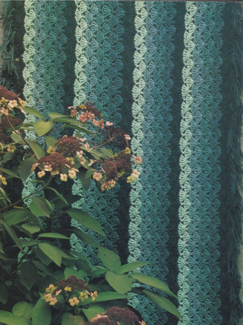 Gradient Shell Stitch Crochet Pattern and a Knitted Version - Etsy