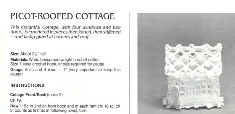 5 Christmas Church & Village Crochet Pattern Set, Instant Digital ...
