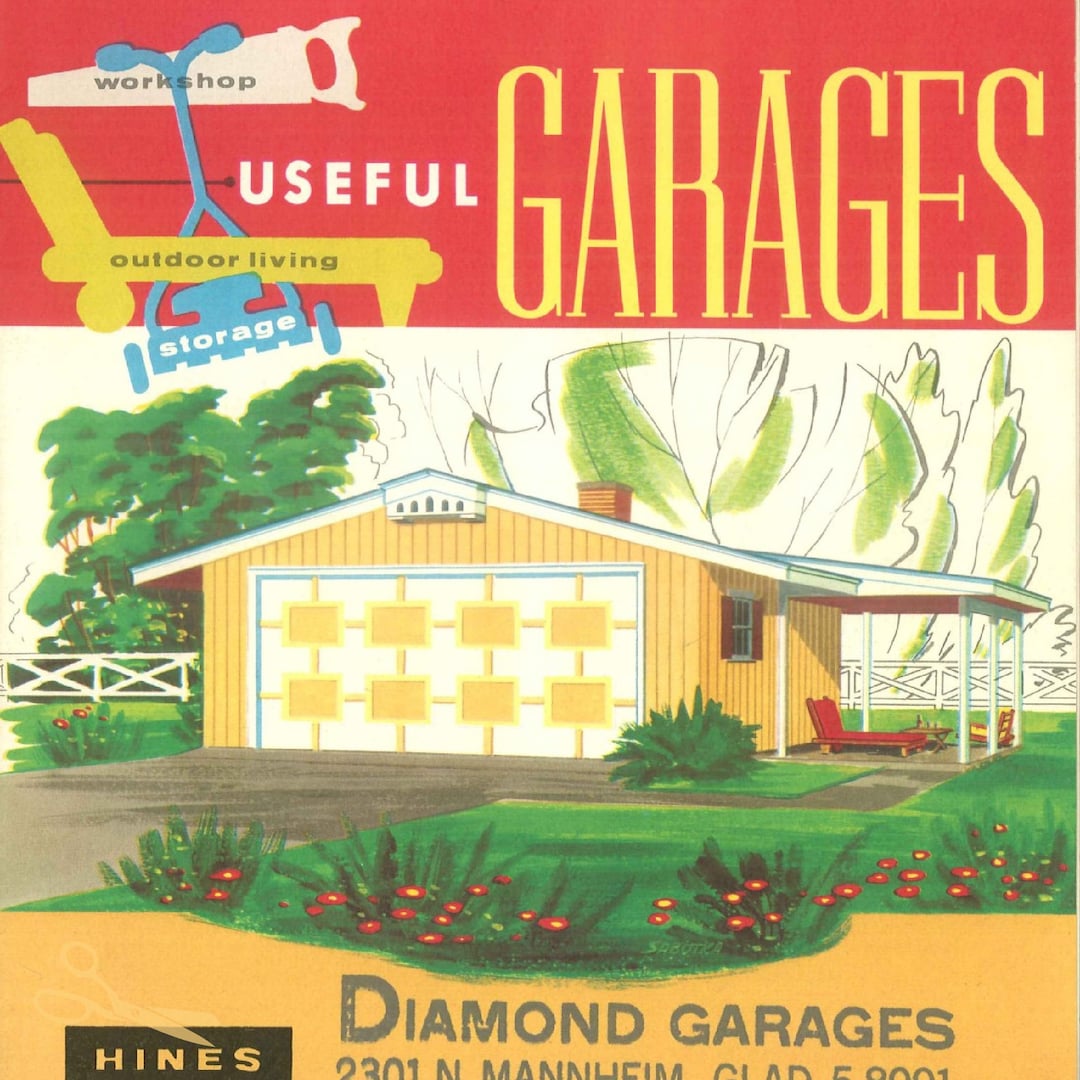 15+ Garage Plans and Outdoor Living Designs Instant Digital Download ...