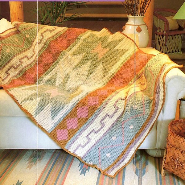 Southwest Afghan Pattern - Etsy