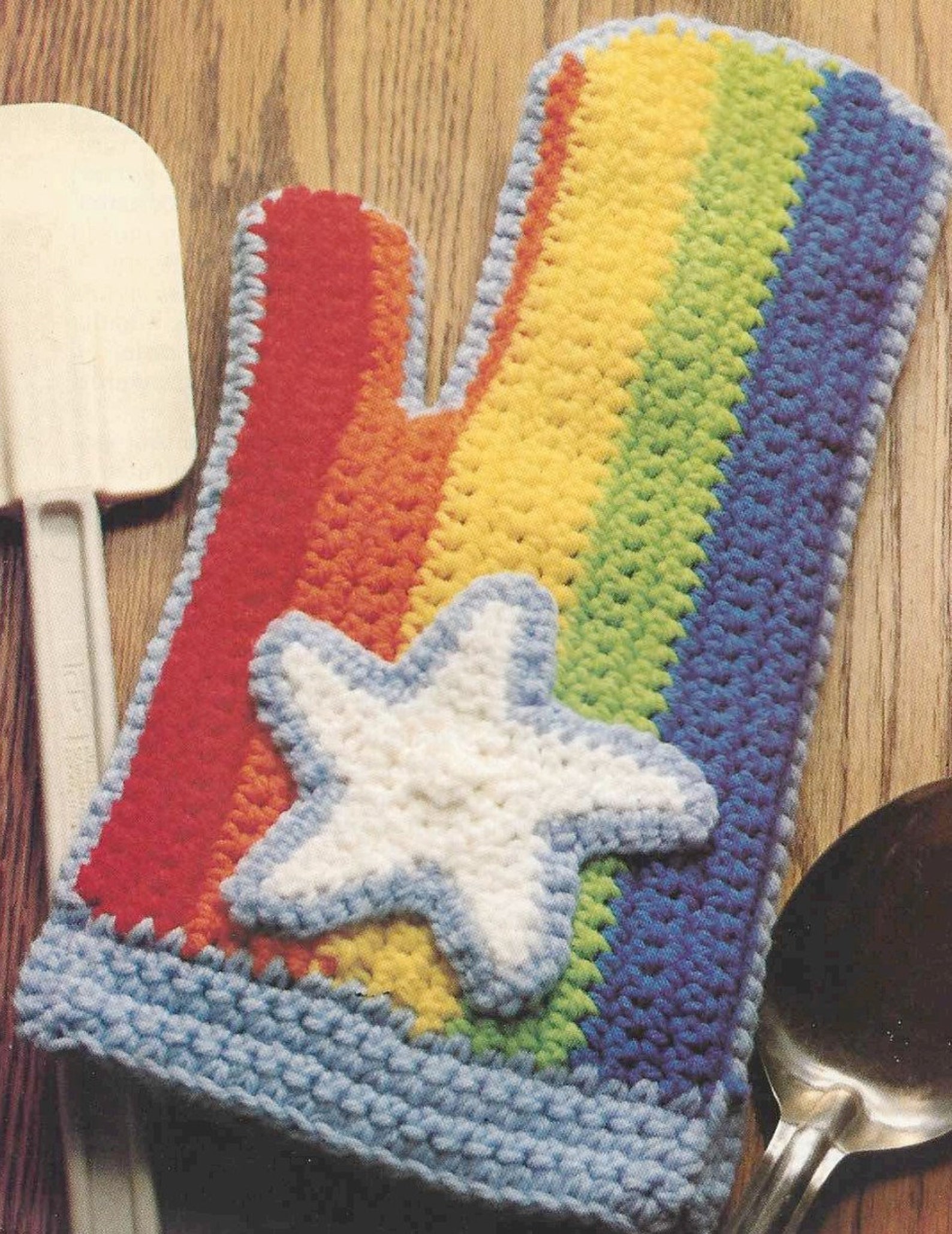 8 Rainbow Appliance Covers Crochet Patterns Pdf Instant Digital ...