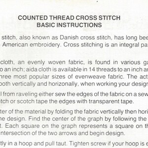 Vintage Cross Stitch Pattern 1970s Advent Calendar Pdf Instant Digital ...