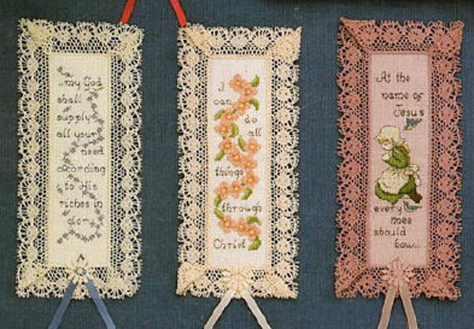 12 Bible Bookmark Cross Stitch Patterns Scripture PDF Instant | Etsy