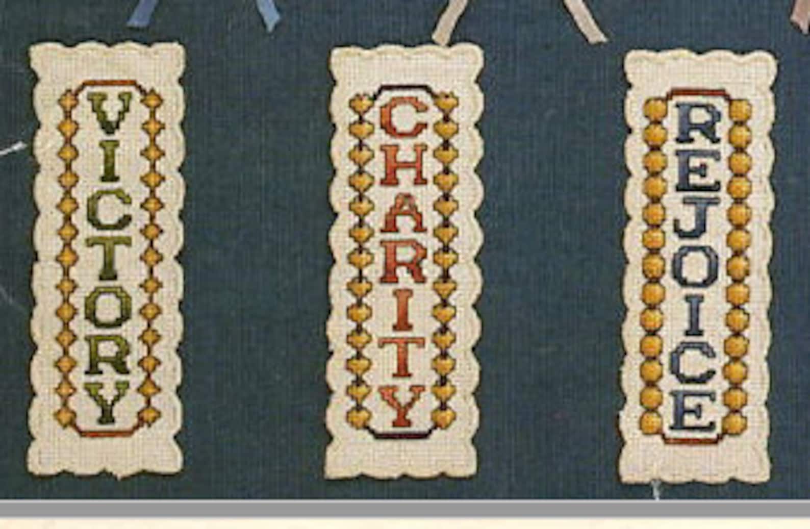 12 Bible Bookmark Cross Stitch Patterns Scripture PDF Instant | Etsy