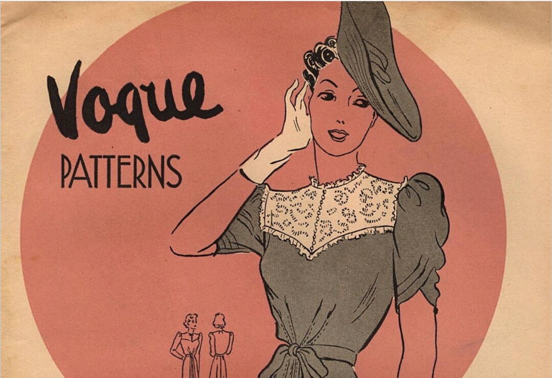 3 Vogue Pattern Catalogs 1930s Counter Leaflet Reference Ebook ...