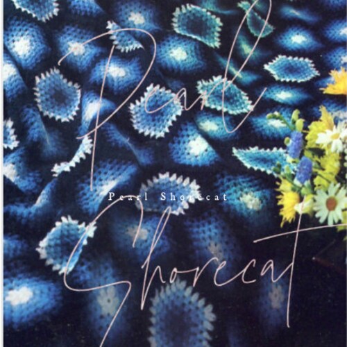 Starry Night Crocheted Blanket Pattern Hexagon Motif Vintage | Etsy