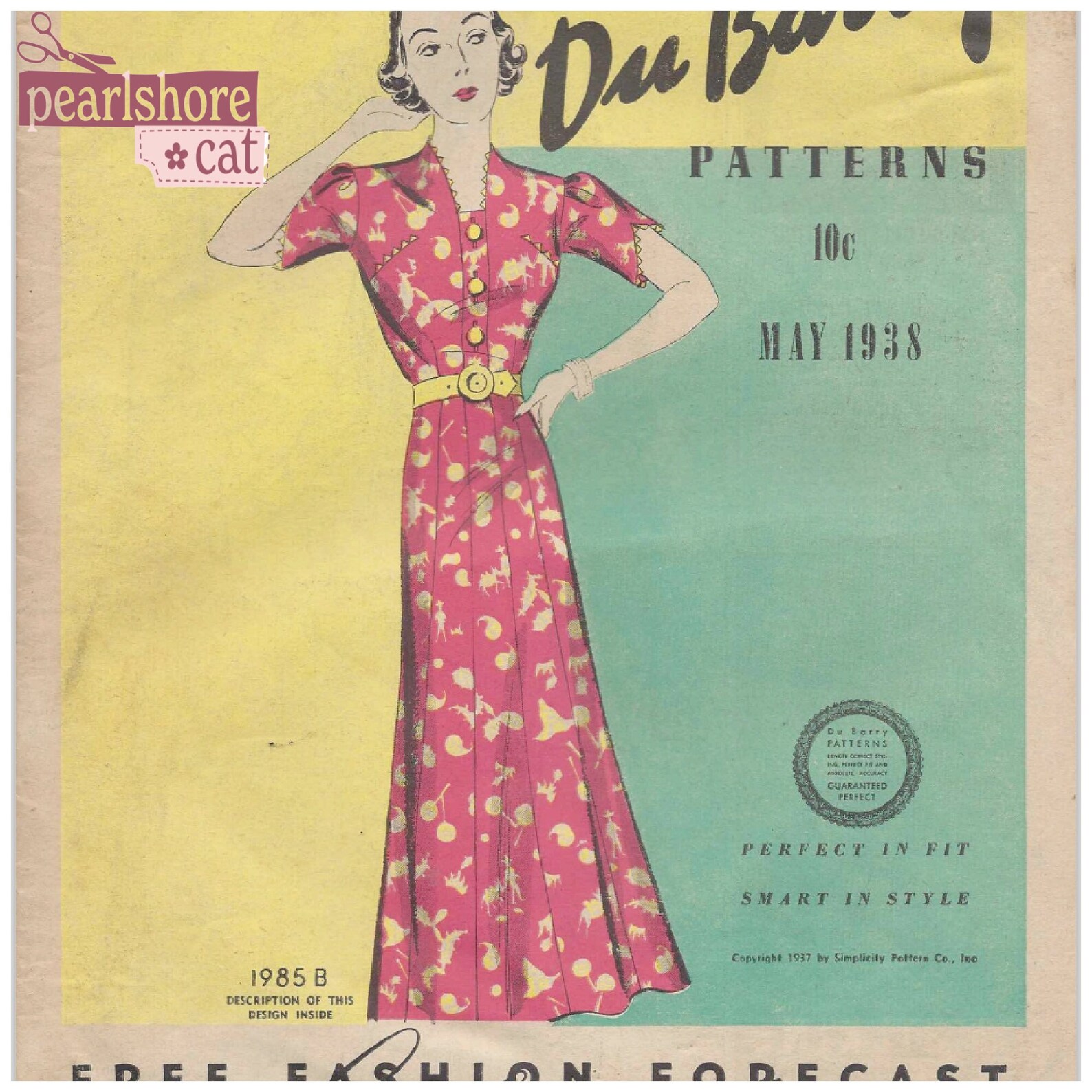 2 1930s Du Barry Sewing Patterns Catalog Counter Leaflet, Reference ...