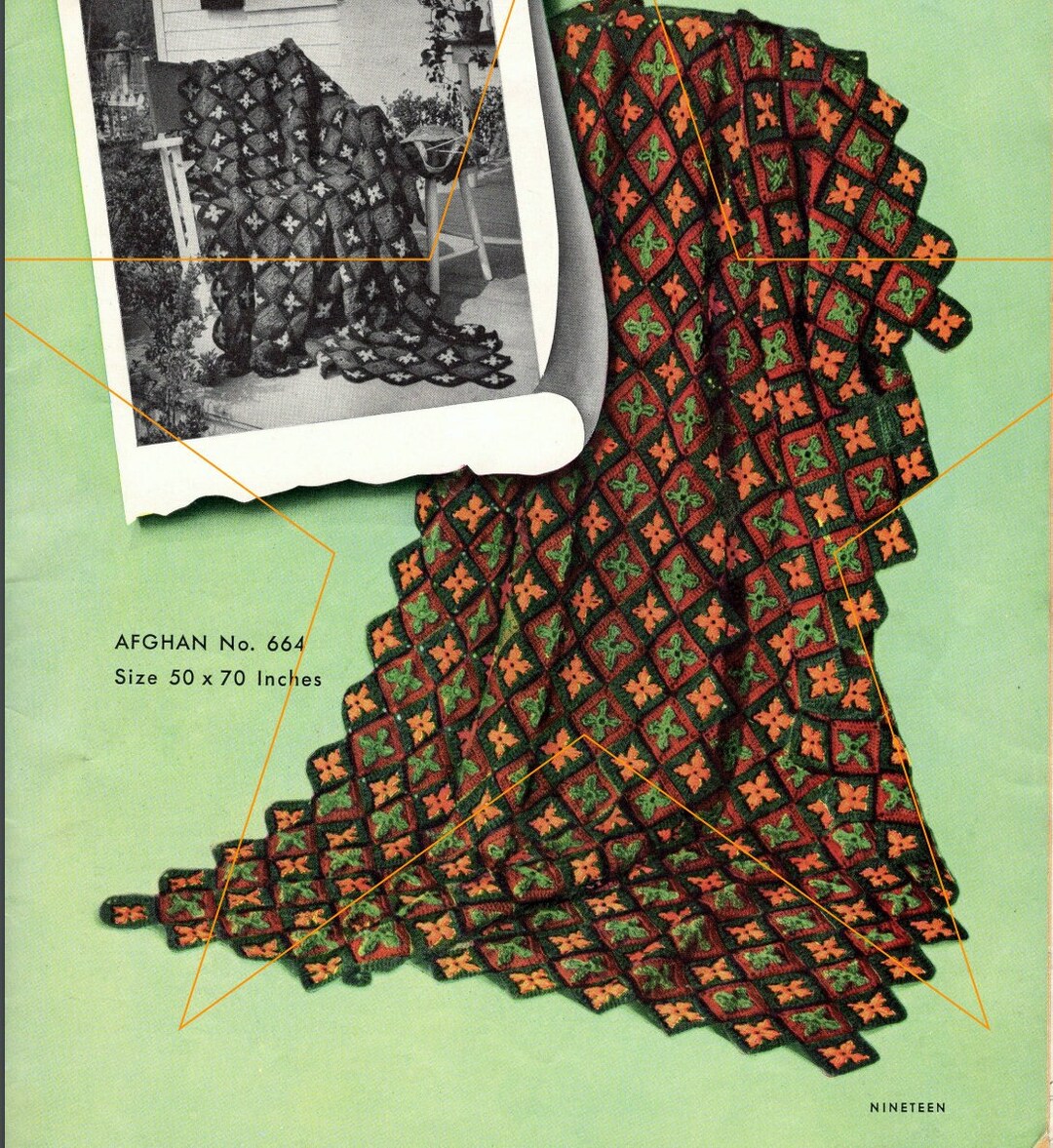 Gothic Granny Square Crochet Blanket Pattern Instant Digital - Etsy