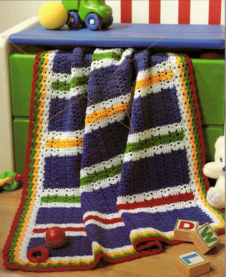 Teachers Gift Crochet Blanket Pattern, Instant Digital Download Pdf ...