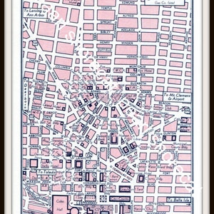 1960s Retro Detroit Michigan City Street Map Vintage Thomas Guide ...