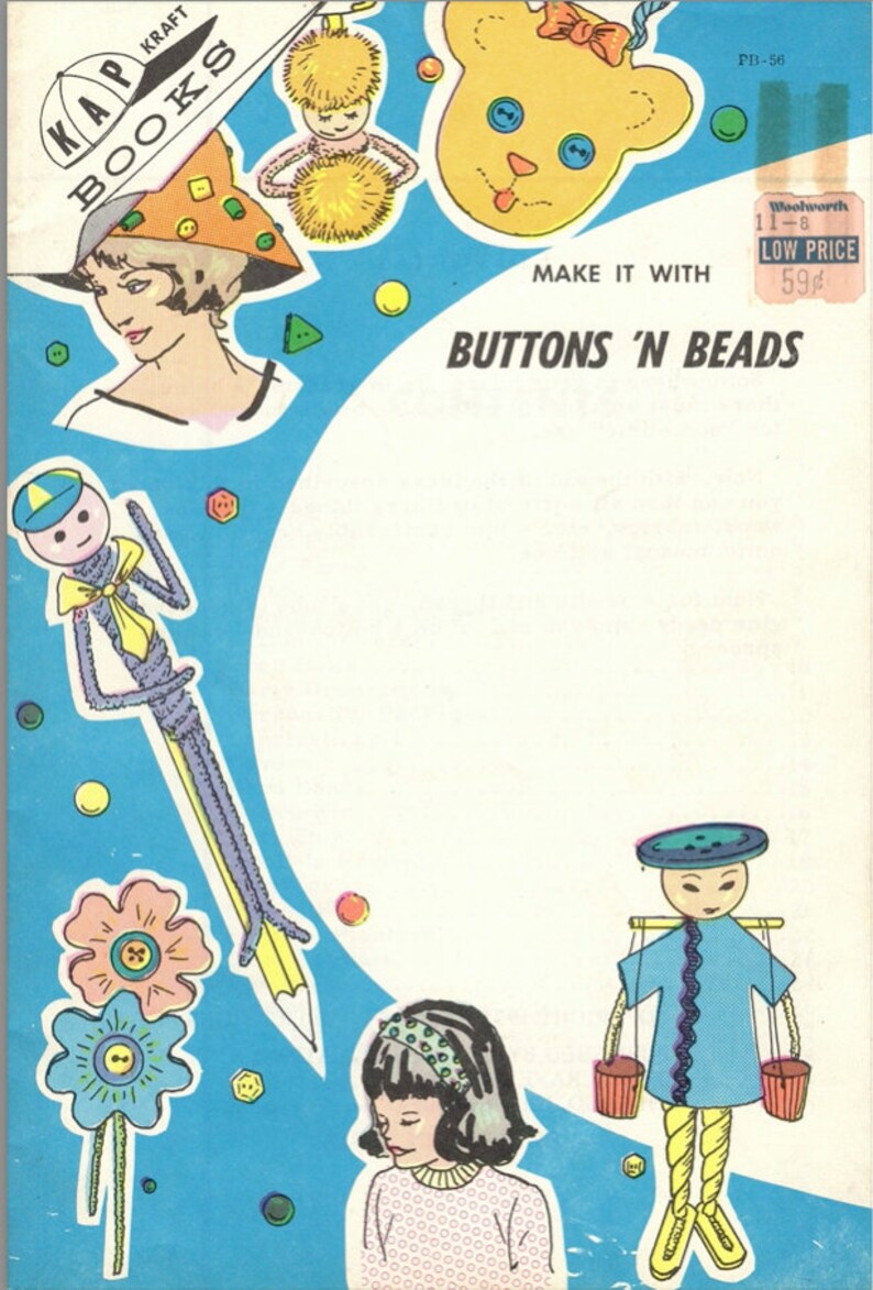 25 Vintage 70s Kids Crafts Easy DIY Felt Button Pin Paper Glue - Etsy