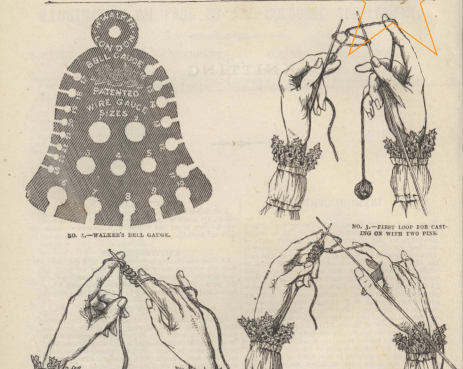 Victorian Pence Jug Knit Pattern Rare Museum Quality 1880s | Etsy