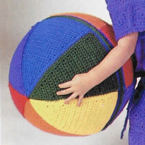 Rainbow Ball Crochet Pattern, Beach Ball, and All! Easy Beginner Craft ...