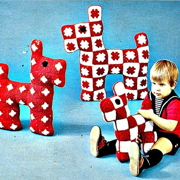 Granny Square Stuffed Animal Patterns - Etsy Israel