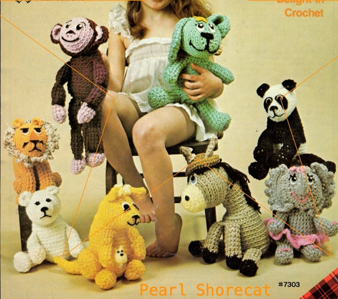 27 Stuffed Animal Crochet Pattern Pdf Ebook Digital Download, Soft Toy ...