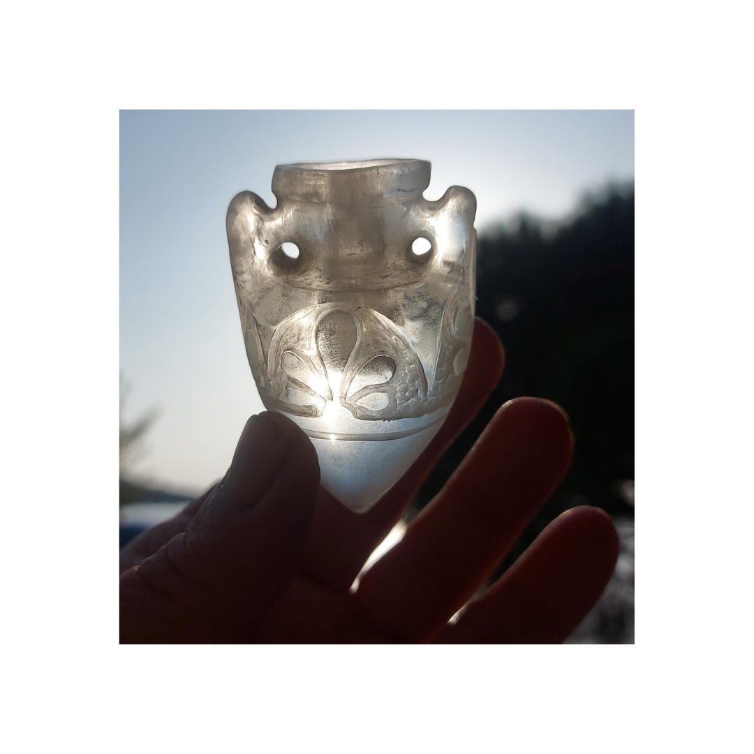 Amphora, Quartz Crystal. Hand Carved by Timuchin Cakaloz - Etsy
